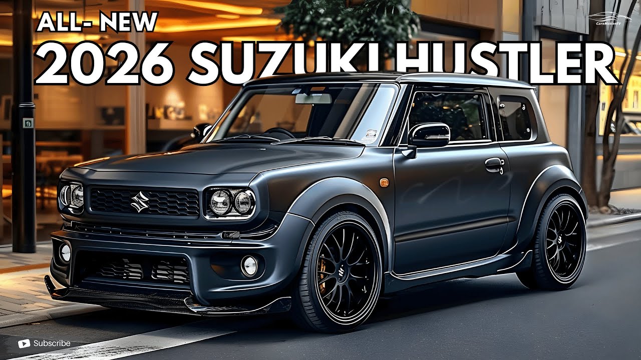 新型スズキ ハスラー 2026年モデル発表 実用性と革新性を兼ね備えた軽自動車！ - YouTube