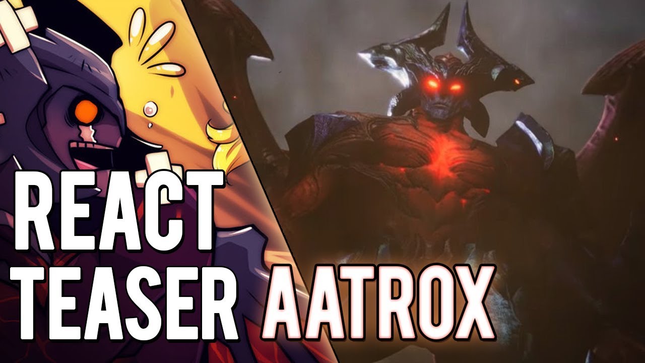 REAGINDO AO TEASER REWORK DO AATROX! - YouTube