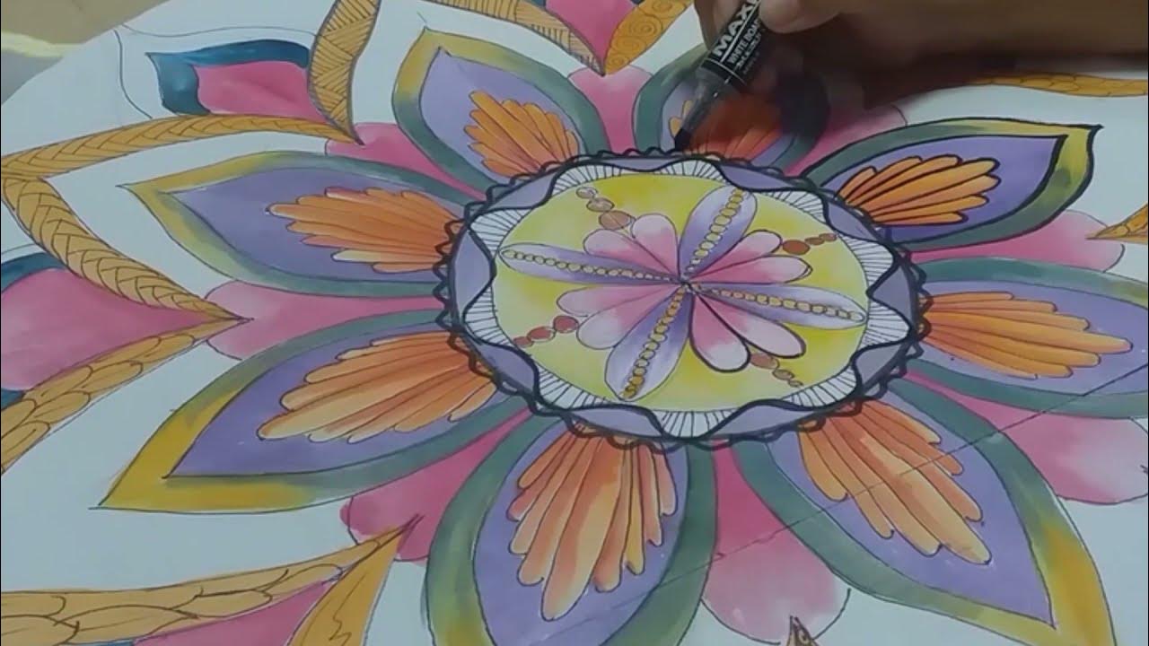 Mandala & zentangle easy patterns - YouTube