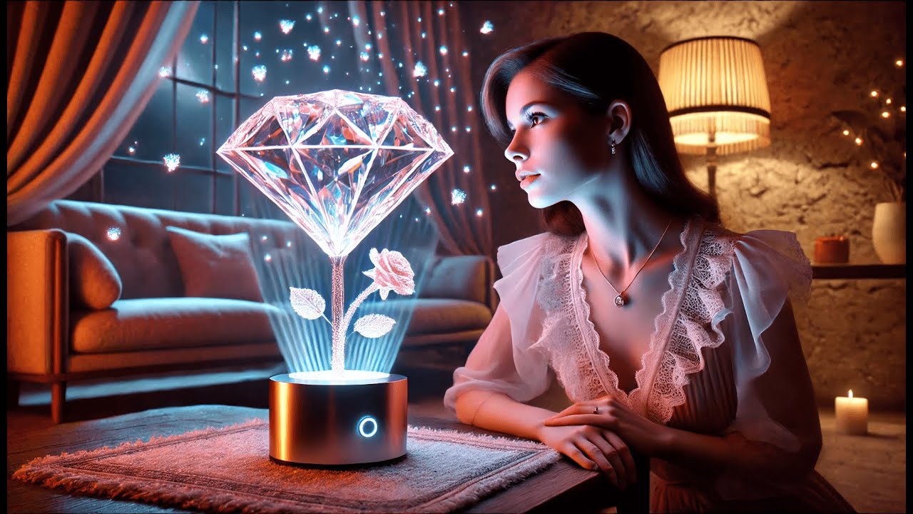 💎 Best Rose Crystal 3D Diamond Color Changing Led Lamp | Crystal ...