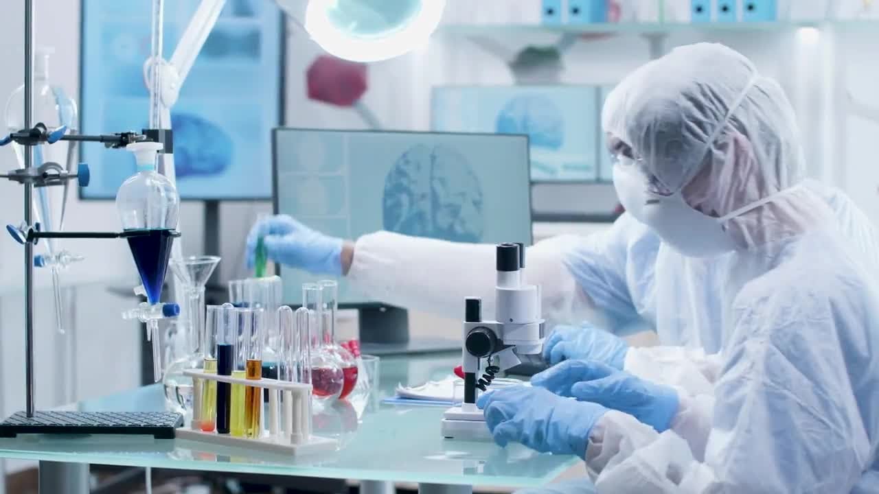 Modern Science Research Center Stock Video - YouTube