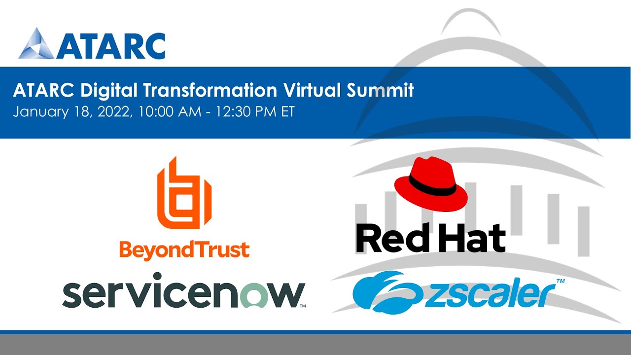 ATARC Digital Transformation Virtual Summit - YouTube