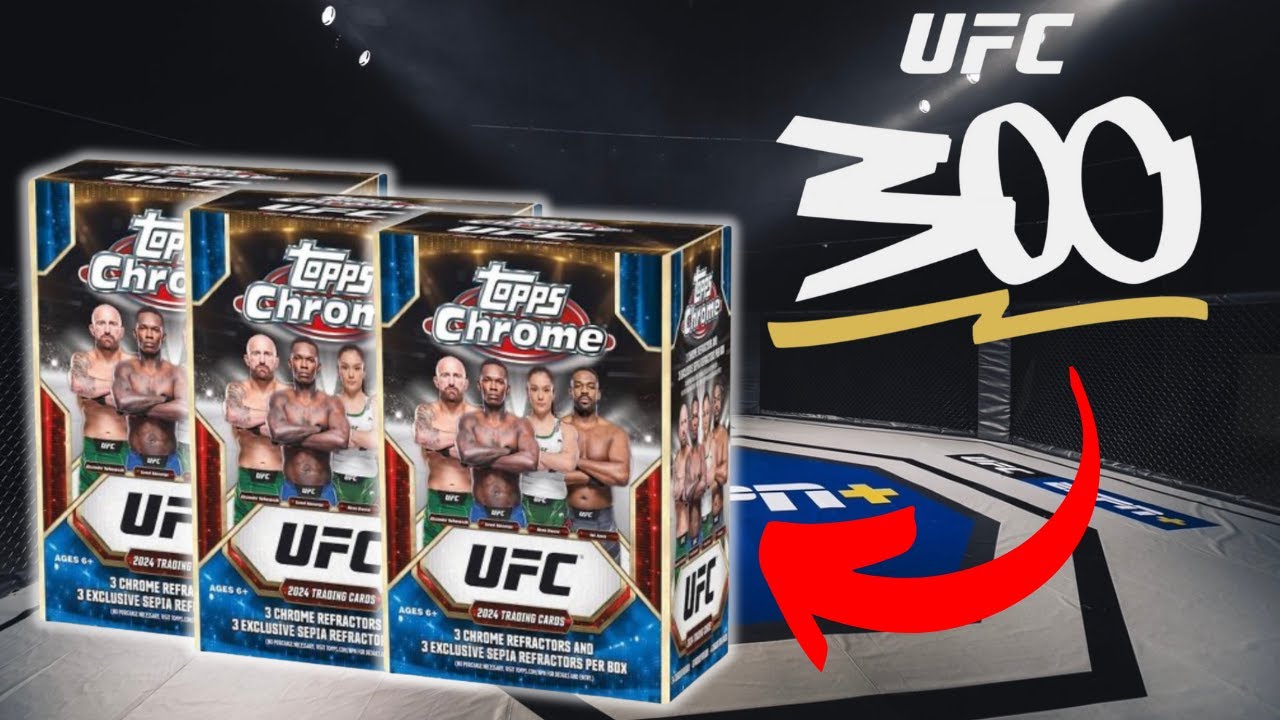 IT'S TIME! UFC 300 Topps Chrome Rip! - YouTube