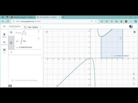 GeoGebra | Calcular la Integral definida - YouTube