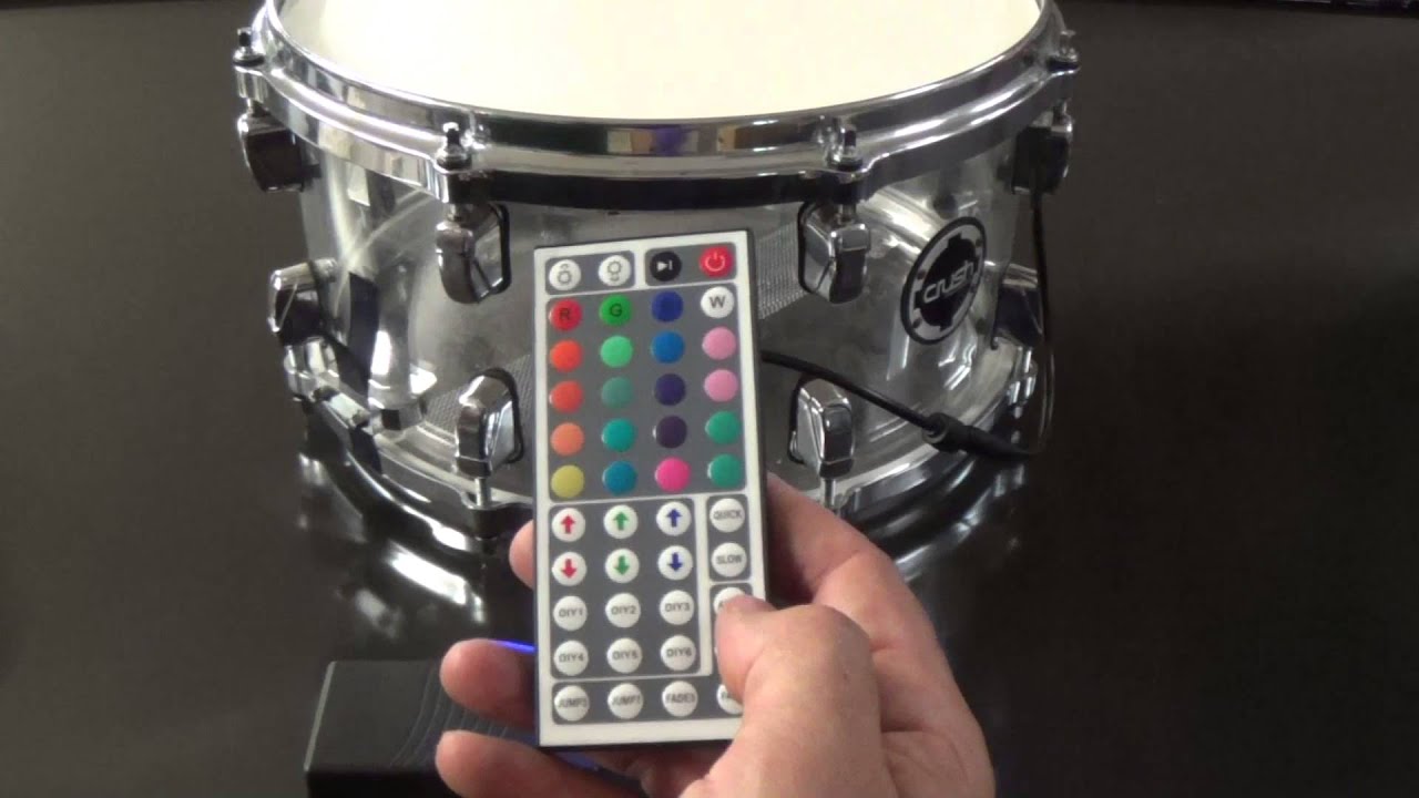 Galaxy Comet IR Drum LED trigger System - YouTube