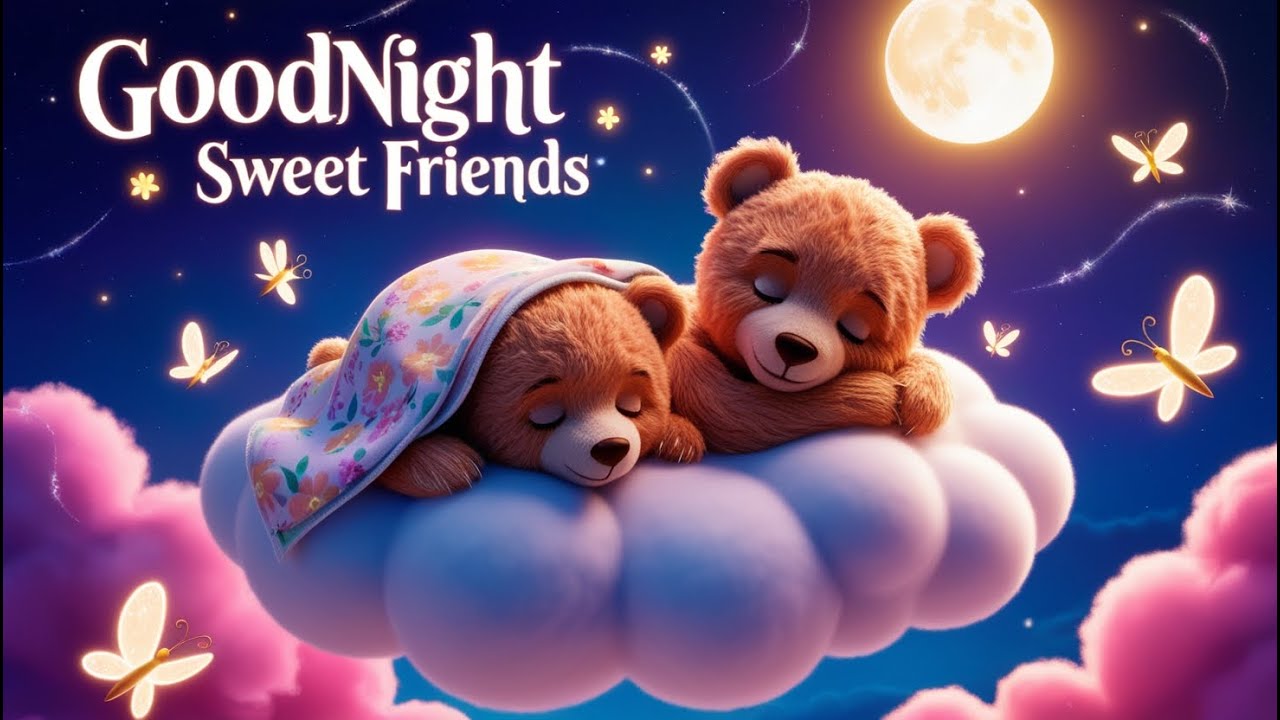 Goodnight Sweet Friends! - Soothing Bedtime Lullaby - YouTube