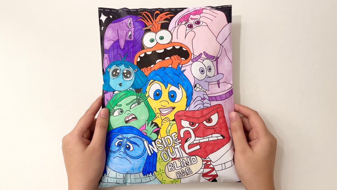 [💢paper diy💢] INSIDE OUT Blind Bag unboxing! | asmr - YouTube