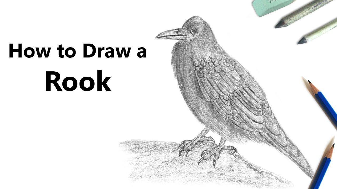 How to Draw a Rook with Pencils [Time Lapse] - YouTube