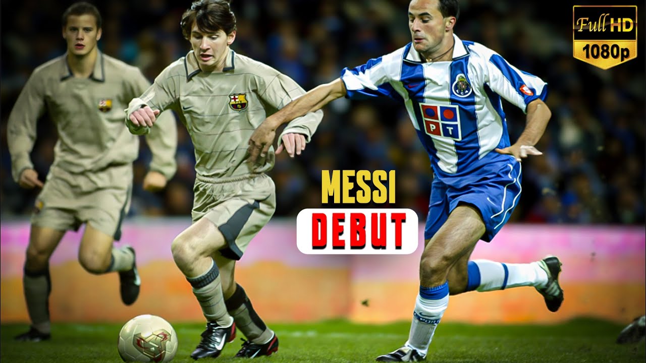 Lionel Messi's debut for FC Barcelona |1080p HD| - YouTube