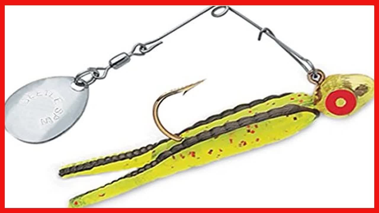 Johnson Rattlin' Beetle Spin Chartreuse, 1/4-Ounce - YouTube