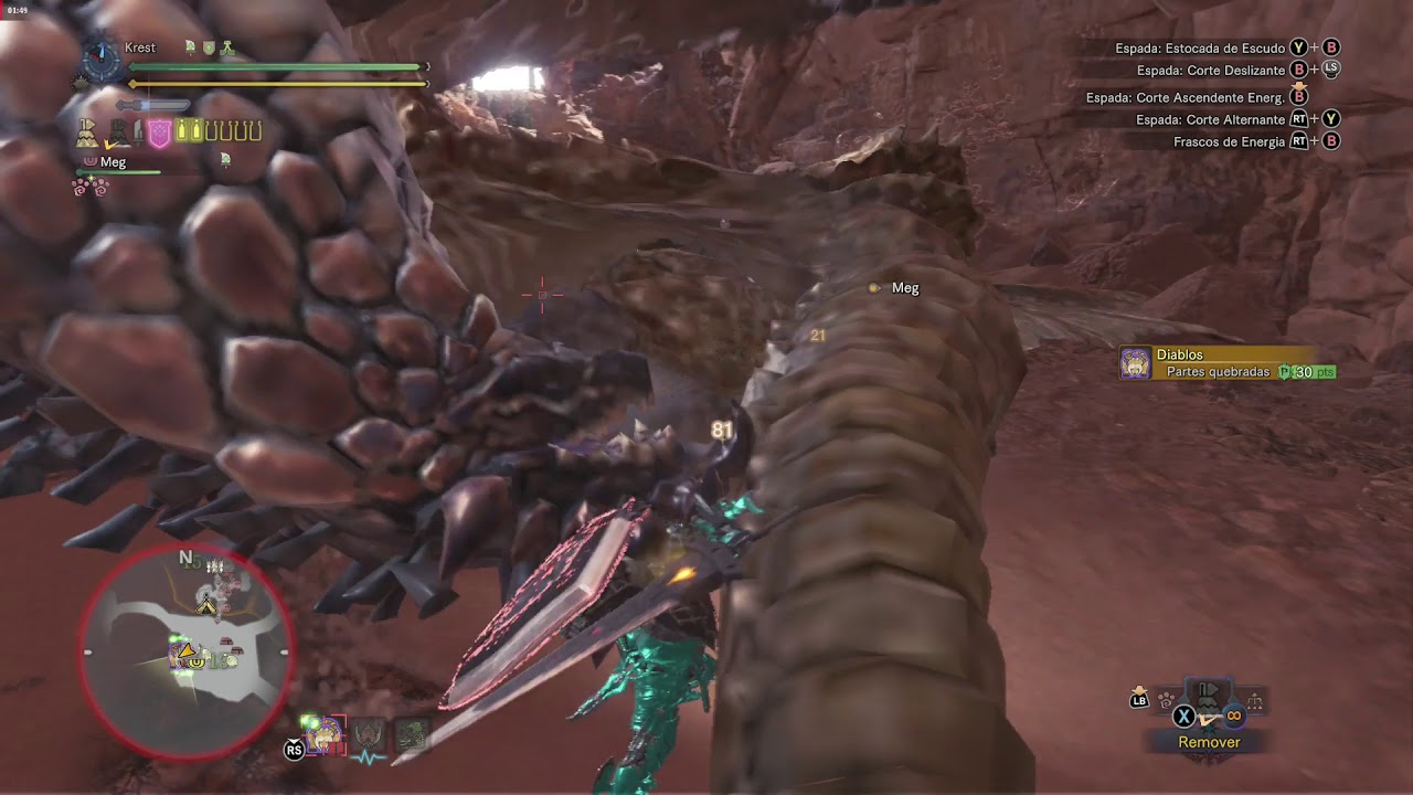 MHW Diablos Charge Blade (Lâmina Dínamo) - YouTube