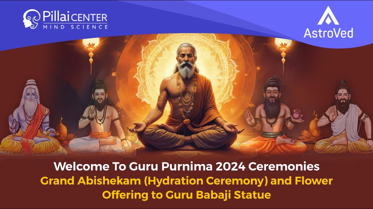 Guru Purnima 2024 Ceremonies Grand Abishekam and Flower Offering to ...