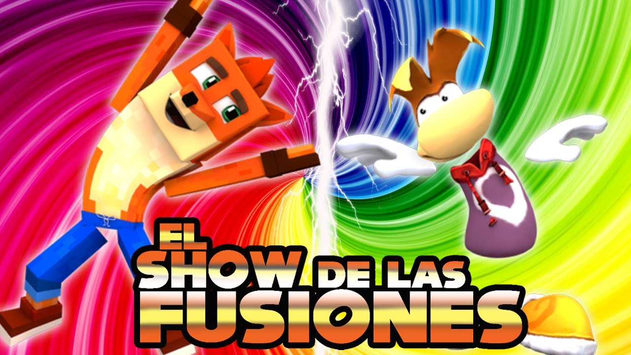 LA FUSION DE CRASH BANDICOOT Y RAYMAN - EL SHOW DE LAS FUSIONES - YouTube