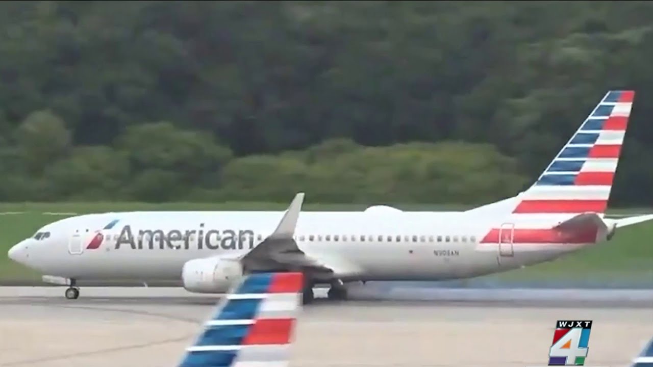 Video shows airplane tire explode during takeoff from Tampa airport ...