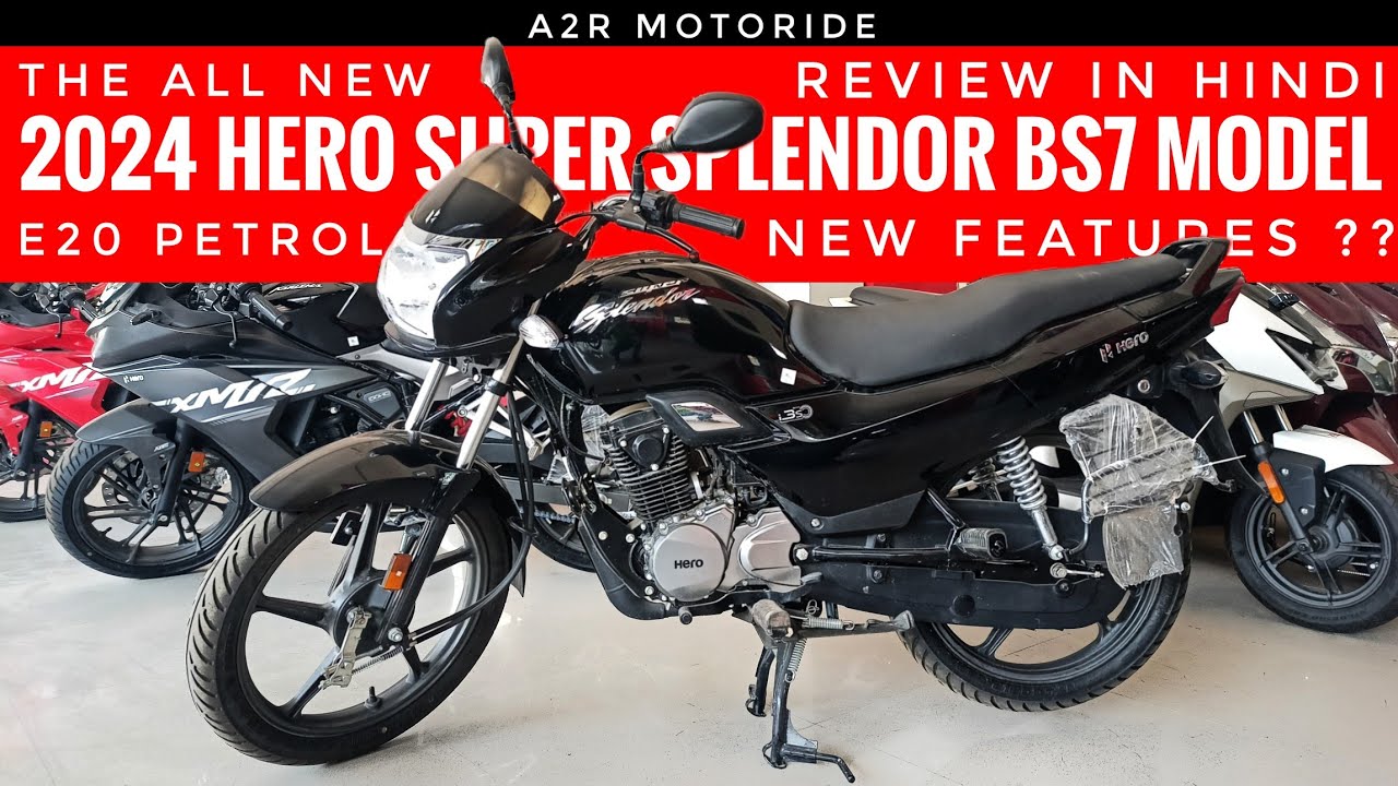 Hero Super Splendor 2024 Model Review | Features | Price | Mileage ...