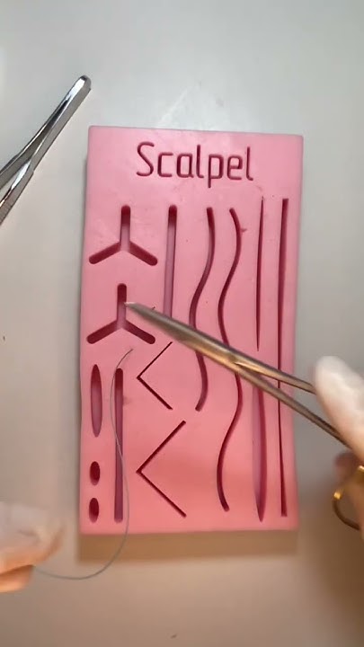 САМЫЙ ПРОСТОЙ ХИРУРГИЧЕСКИЙ ШОВ|SCALPEL.MED - YouTube