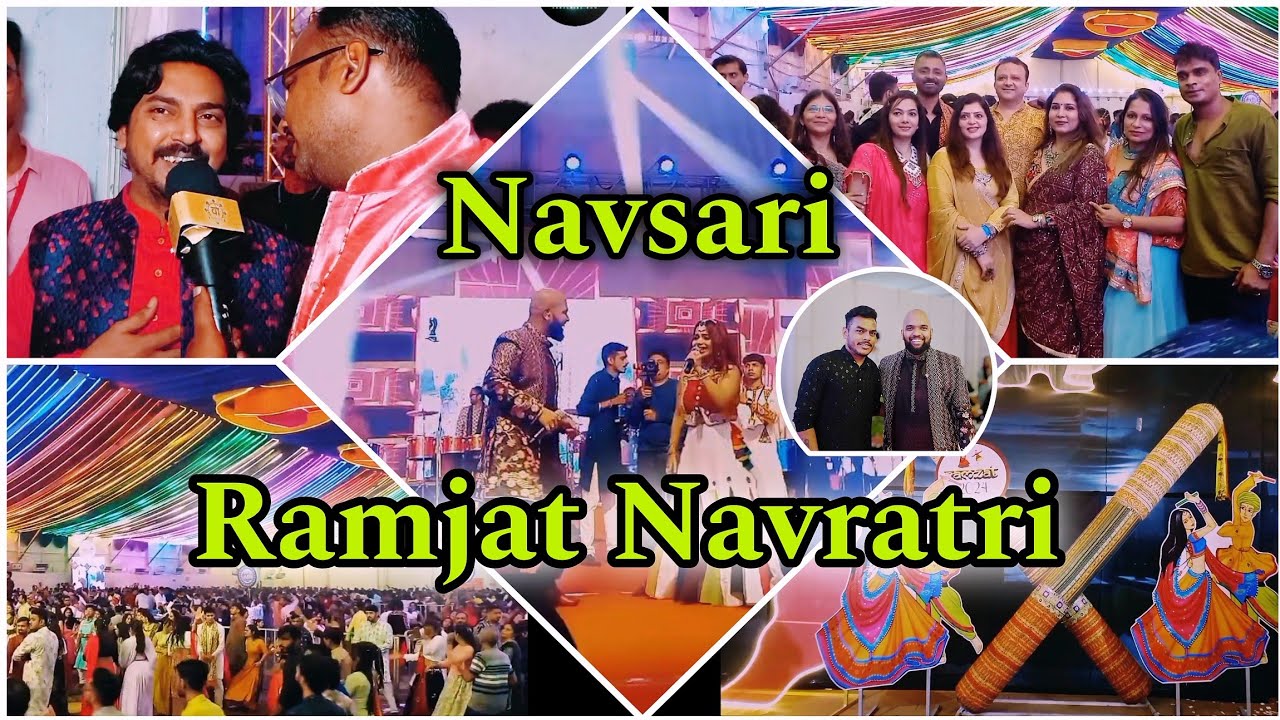🔴 Live Navsaris Bigest Navratri 2025 Avshar Ma Ramjat Garba || Ramjat ...