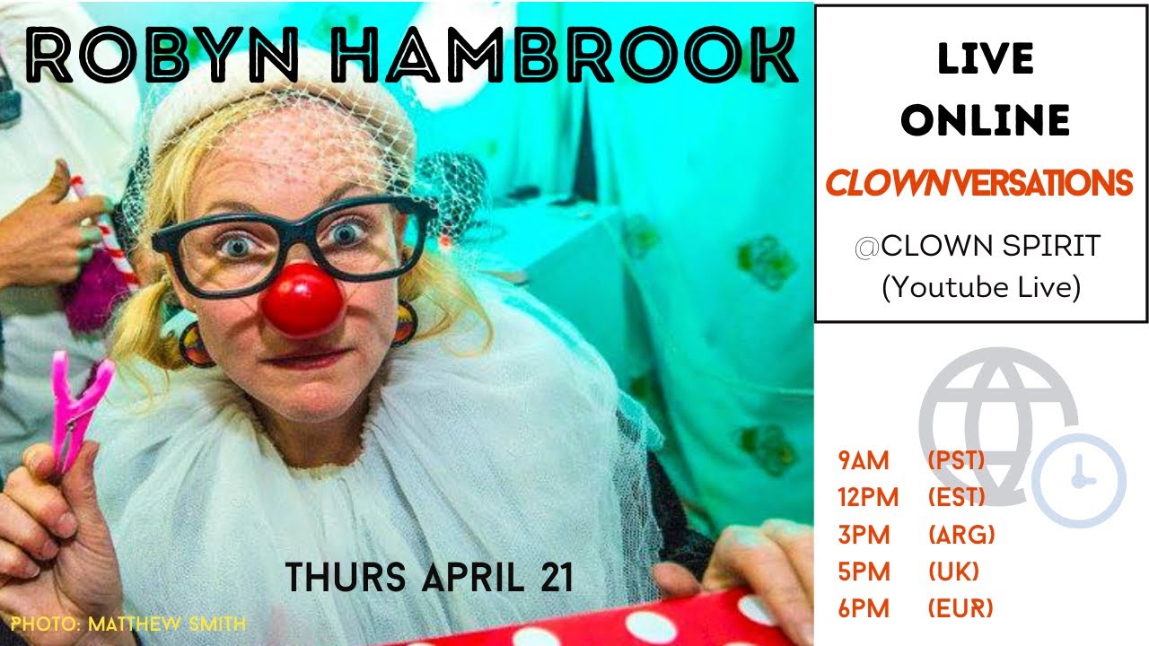 Activist clown ROBYN HAMBROOK in clown-versation - YouTube