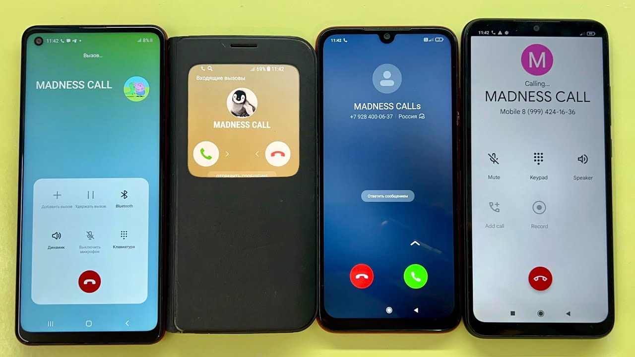 Incoming Call Xiaomi Redmi Note 7 Vs Samsung Galaxy S7edge/ Outgoing ...