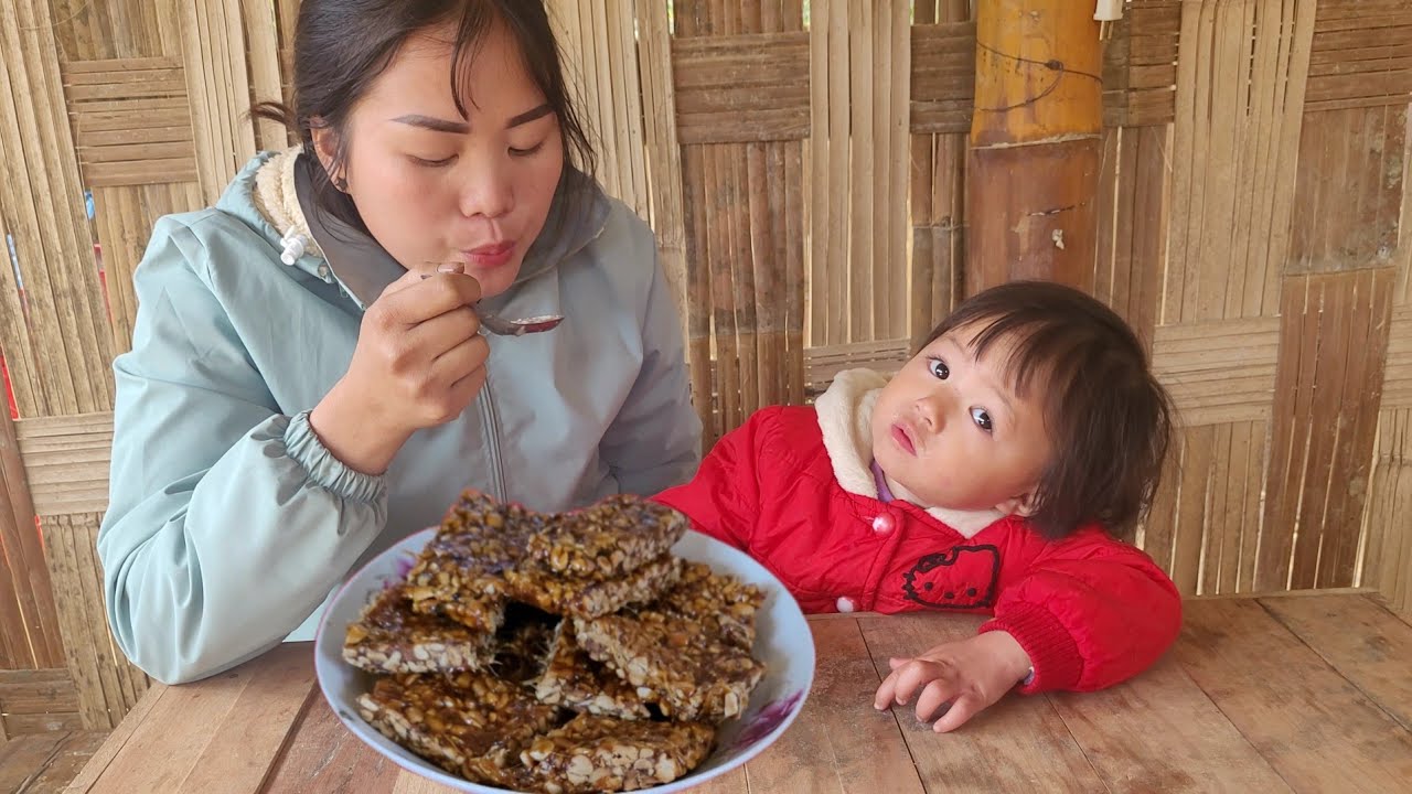 Cook a pot of minced meat porridge, make peanut candy - Life Outside ...