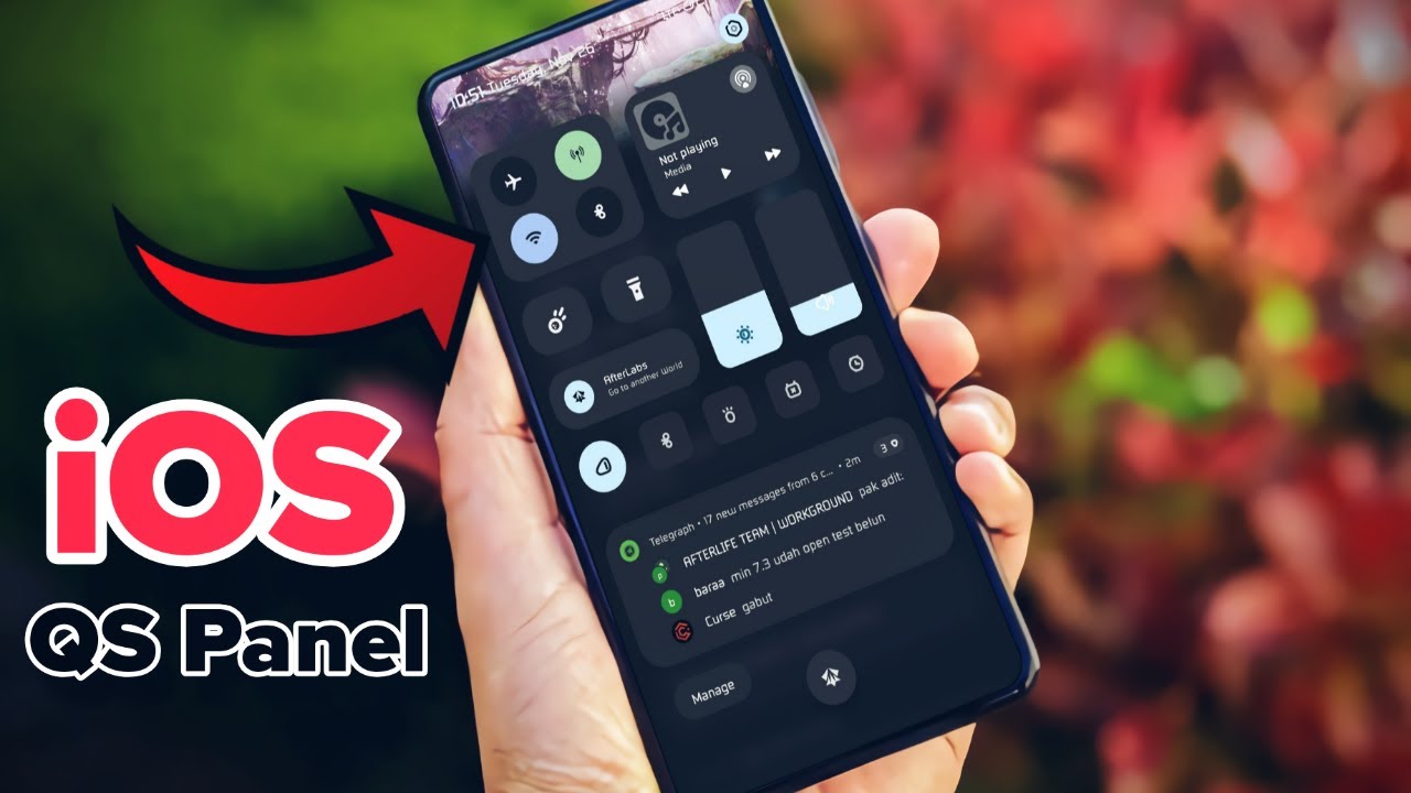 Wow! This Custom ROM Brings iOS QS Panel to Android! 😱 | Afterlife OS 🔥 ...