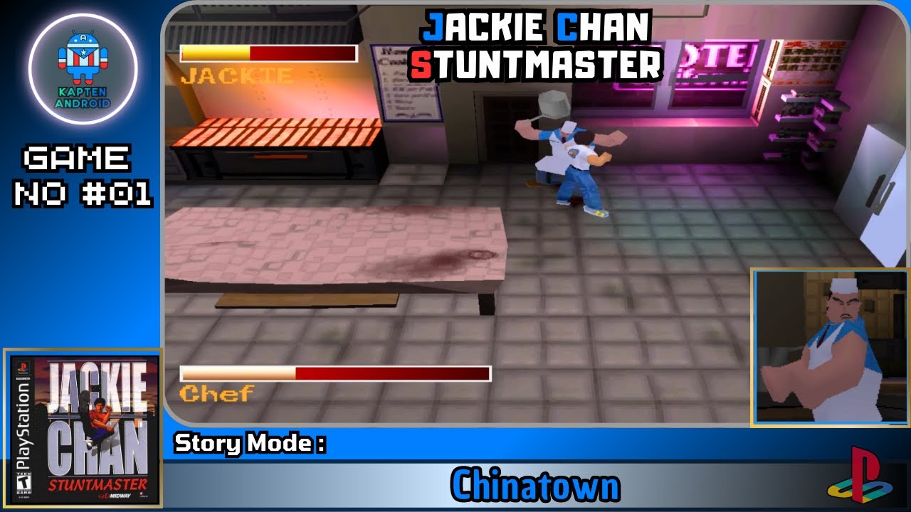Jackie Chan Stuntmaster PS1 - Chinatown - YouTube