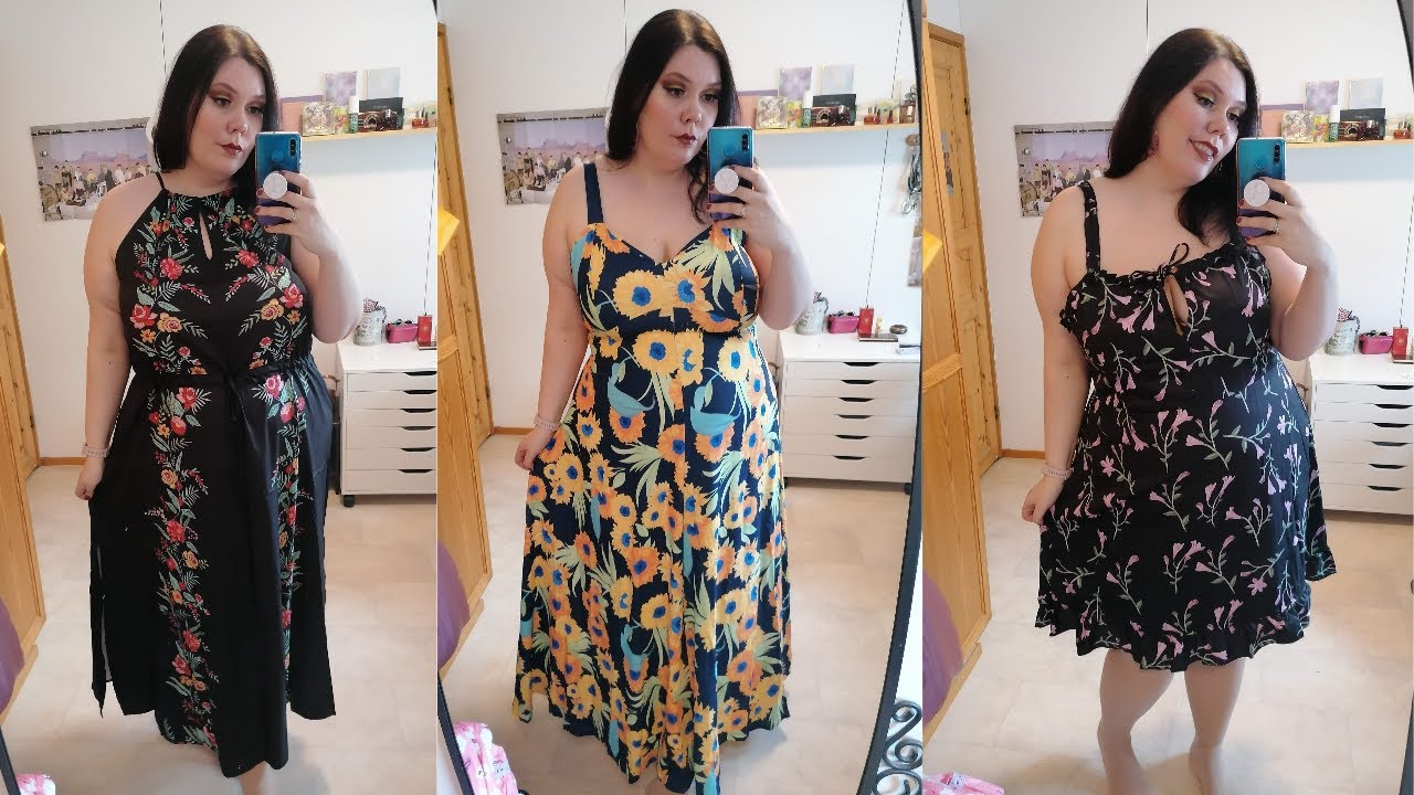 Lunawe Try On Haul True To Size Plus Size Dresses Youtube