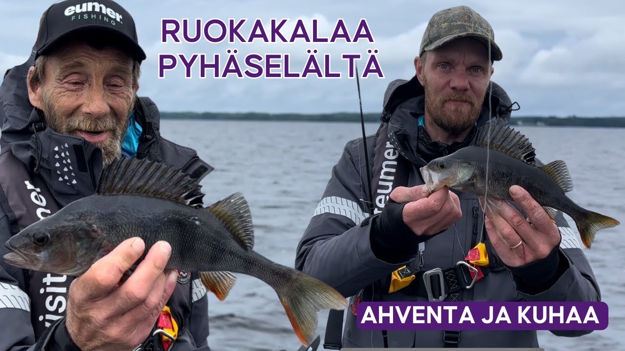 Jigikalastusta Pohjois-Karjalassa • Saimaan Pyhäselkä • Ruoaksi ahventa ...
