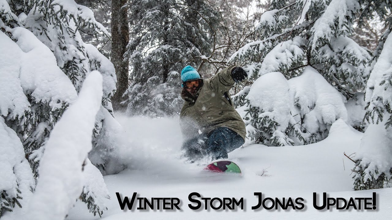 Winter Storm Jonas Update - THE POW HAS ARRIVED! - YouTube