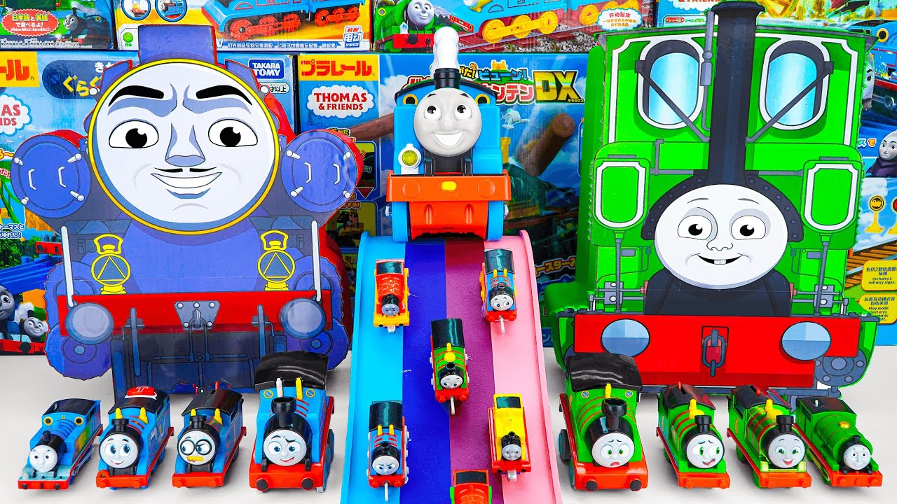 🌈🎉 Colorful Thomas Train World – Unbox all the Engines | Thomas ...