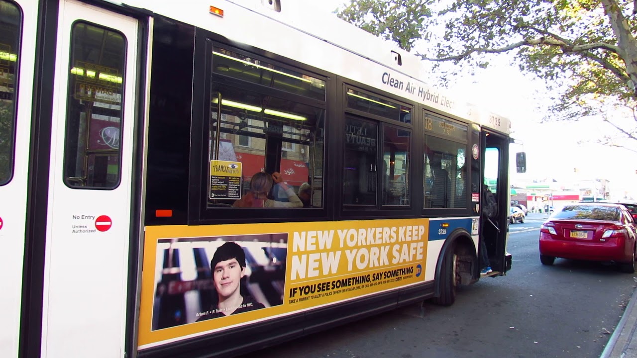 MTA Bus Company: 2007 Orion VII 2nd Generation+ Hybrid #3739 on the Q18 ...