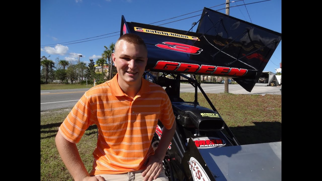 Garrett Green at New Smyrna Speedway - YouTube