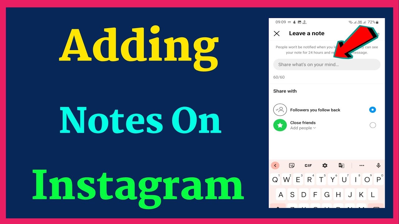 How To Add Notes On Instagram - YouTube