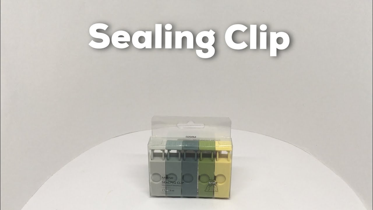 Miniso Sealing Clip - YouTube
