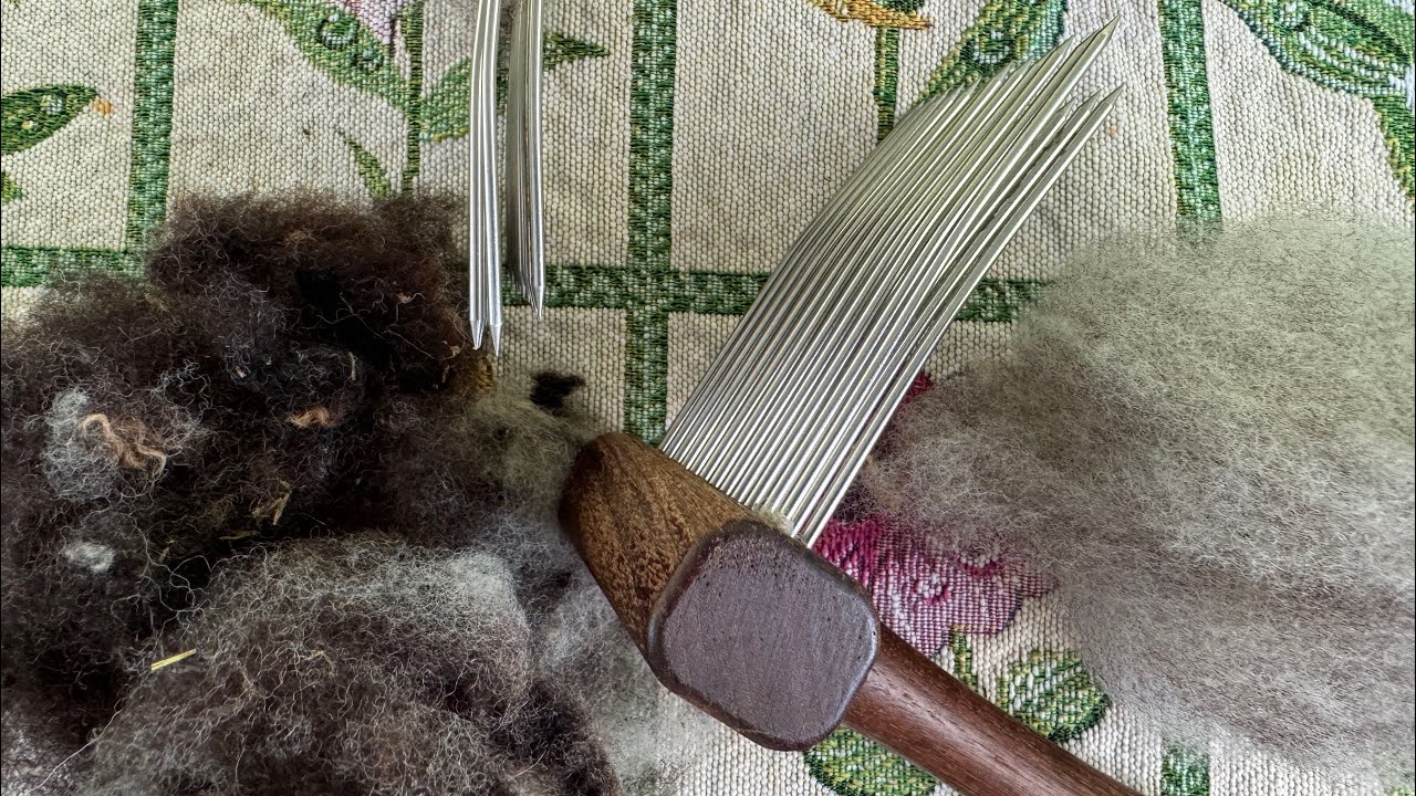 Combs or Carders? Fiber Preparation for Spinning. - YouTube