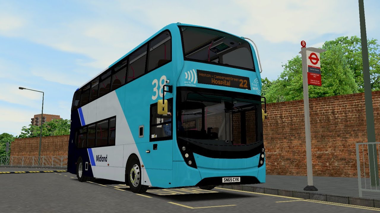 Omsi 2: Bowdenham V5 Route 22 - ADL e400MMC - 10.9m Low Height - YouTube