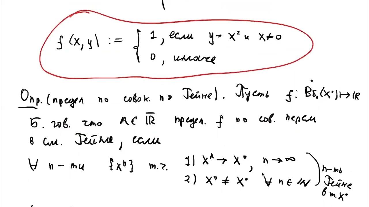 Functions of several real variables. Limits and continuity. - YouTube
