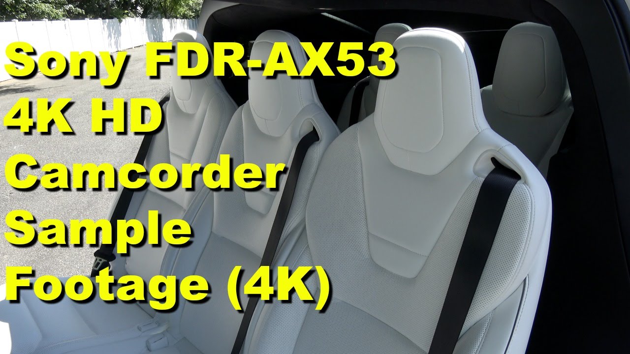 Sony FDR AX53 4K HD Camcorder Sample Footage (4K) - YouTube