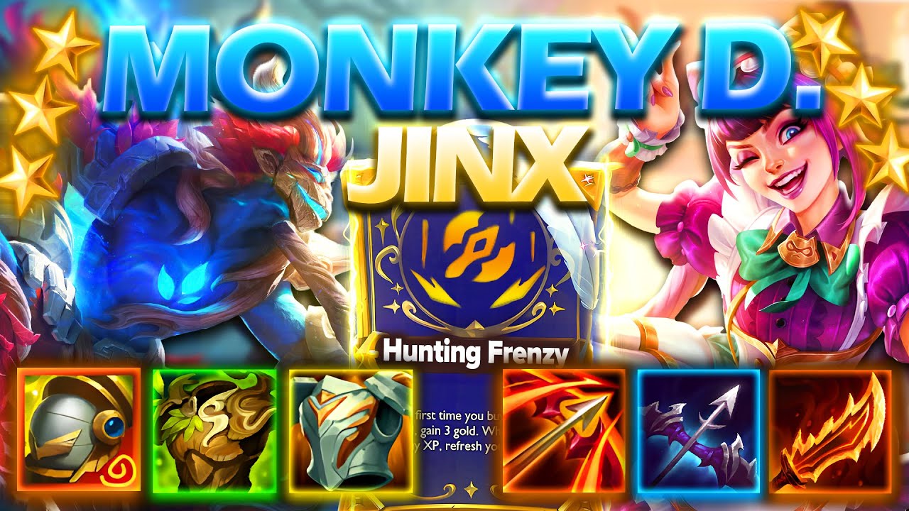 Monkey D. Jinx - The Bold Pirate Queen of TFT! ⭐⭐⭐| TFT SET 12 Ranked ...