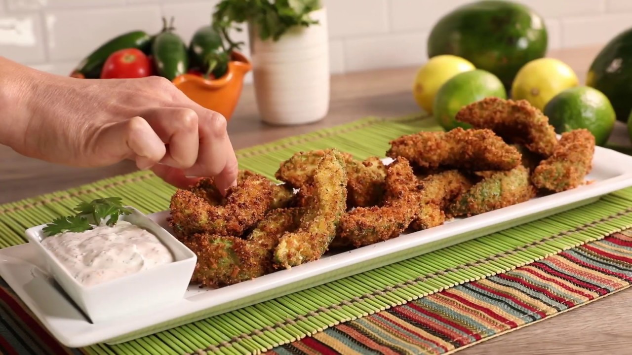 Crispy Baked Avocado Fries Recipe - YouTube