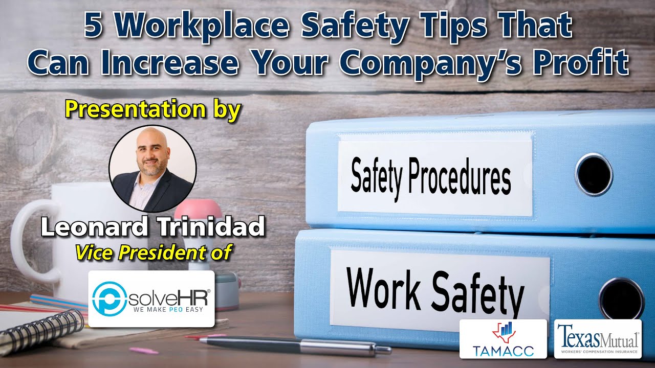 5 Workplace Safety Tips That Can Increase Company's Profit - YouTube