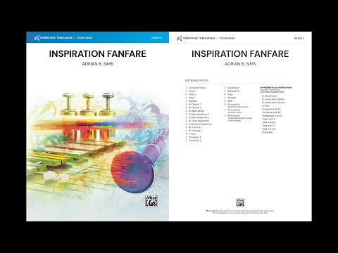 Inspiration Fanfare, by Adrian B. Sims – Score & Sound