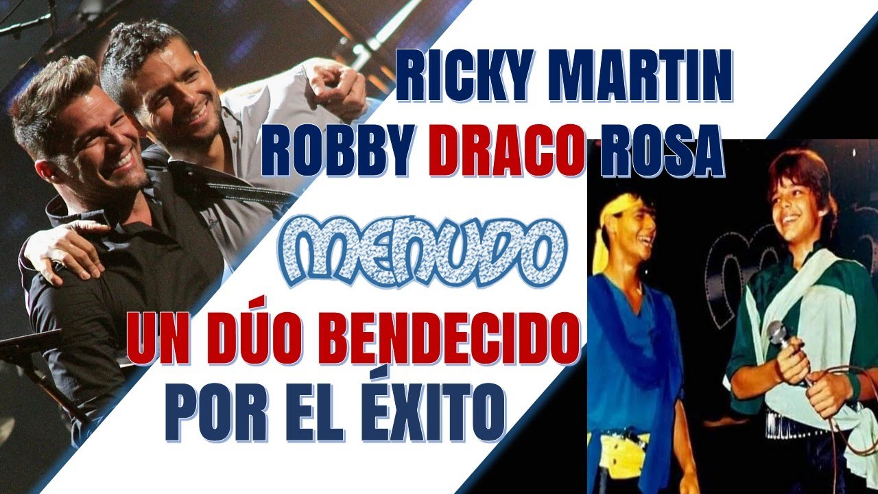 Menudo - Ricky Martin y Draco Rosa. Un Dúo Bendecido por el éxito ...