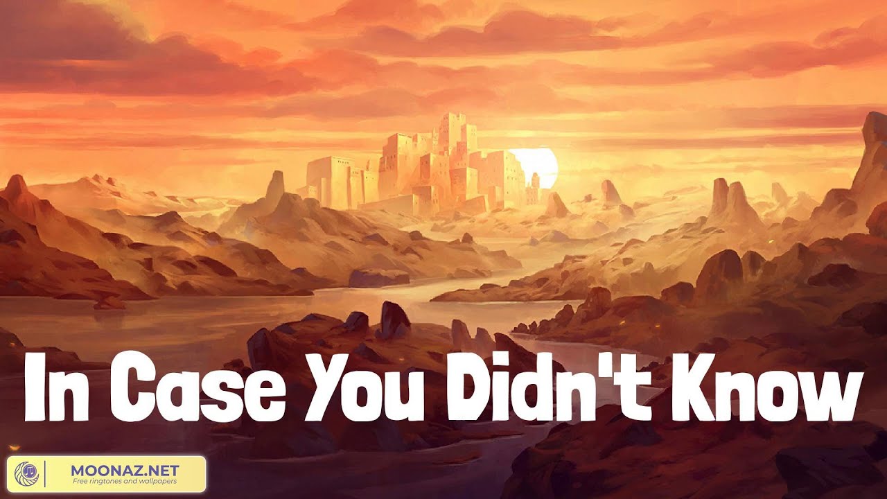 In Case You Didn't Know (Lyrics Mix) Brett Young, Luke Bryan, Jordan ...