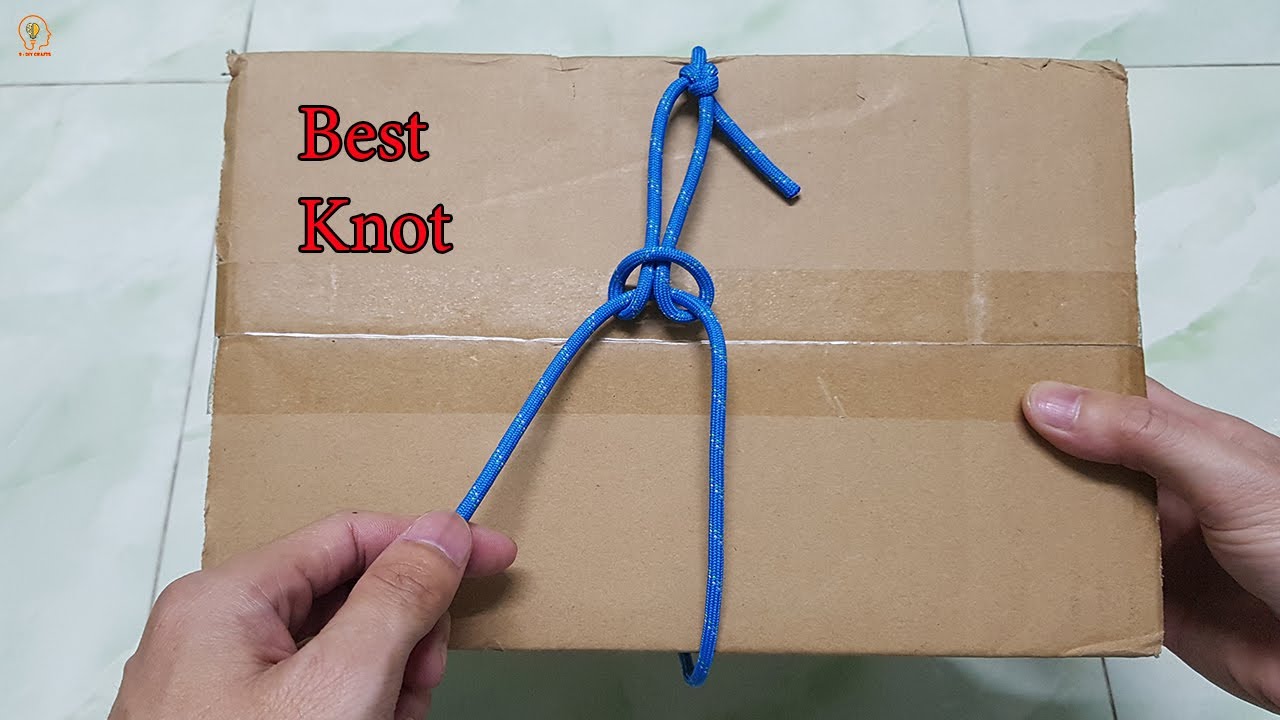 Best Knot - Auto Locking Knot | Zip Tie Knot @9DIYCrafts - YouTube