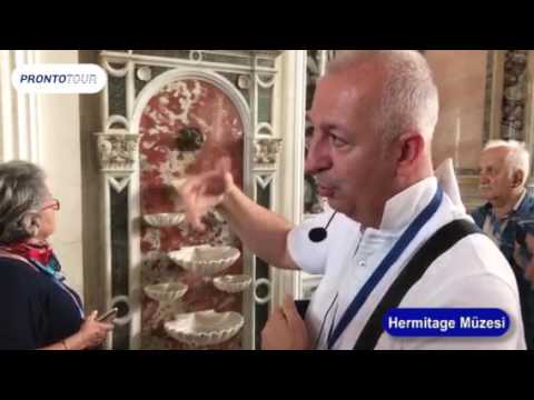 Prontotour rehberi Hermitage Müzesi'ni yerinde anlattı