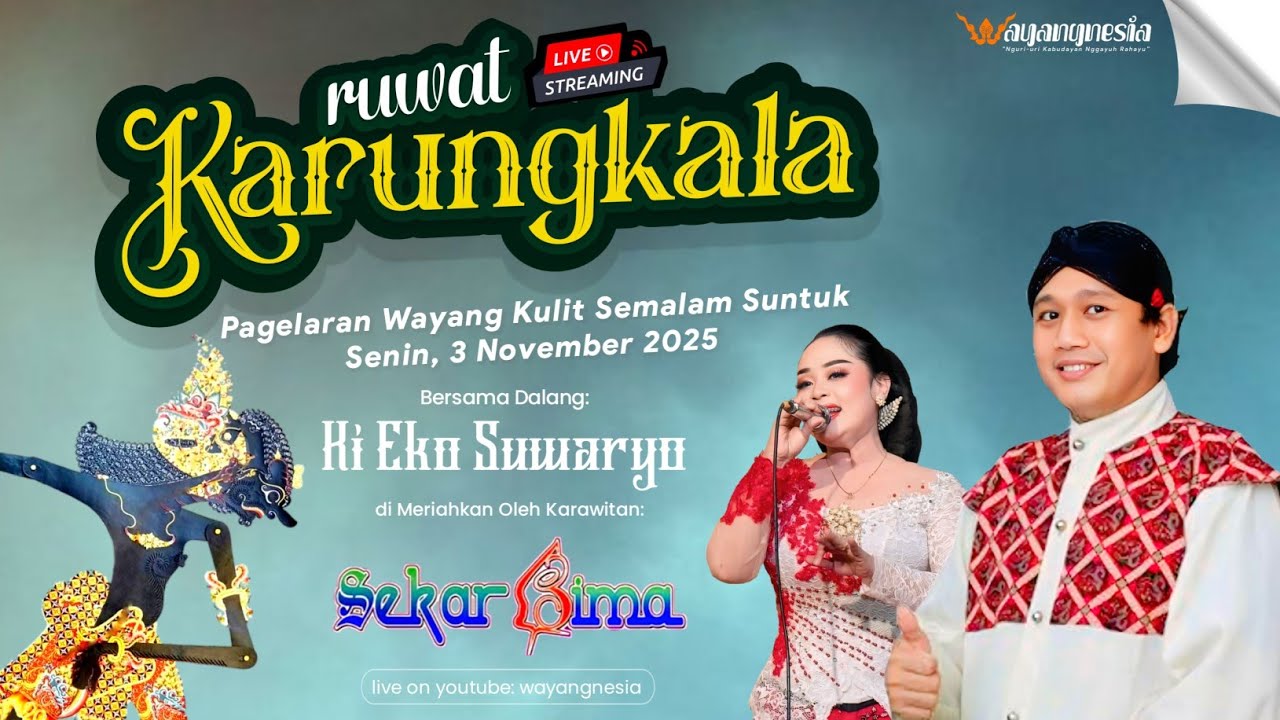 Live Pagelaran Wayang Kulit Ki Eko Suwaryo Malam Ini 3 NOVEMBER 2025‼️ ...