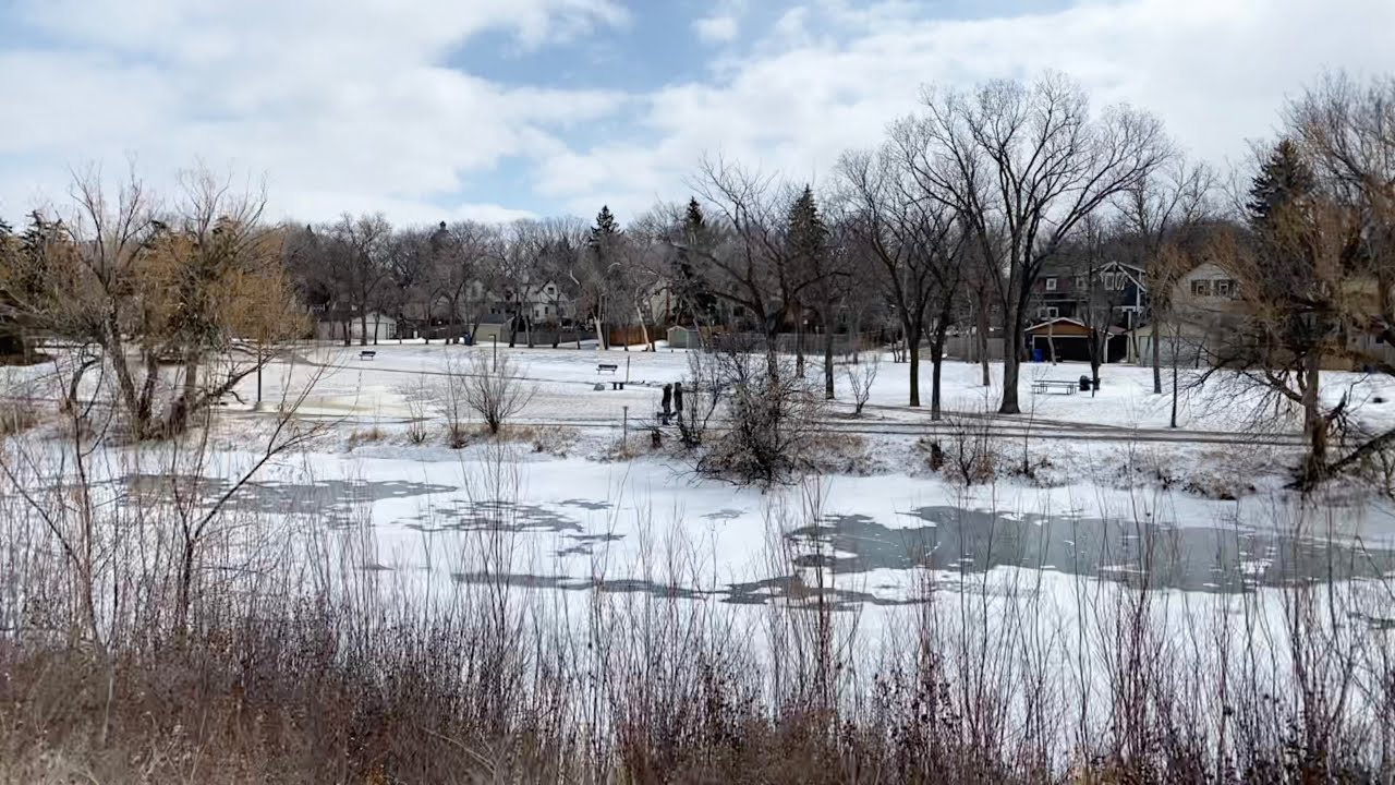 Walking in Regina: March 30, 2021, Post-Snowstorm - YouTube