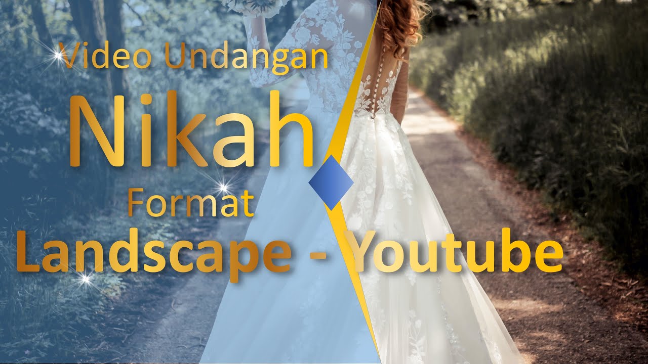 Landscape - Template undangan nikah digital berupa video - YouTube