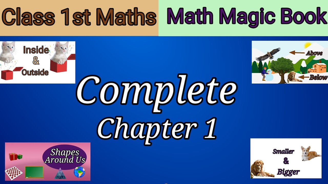 Math Magic Book chapter 1 Complete chapter 1 Class 1st - YouTube
